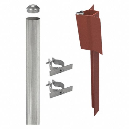2 3/8 in Round, Breakaway Feature, Breakaway Round Post Kit - 48HP26 ...