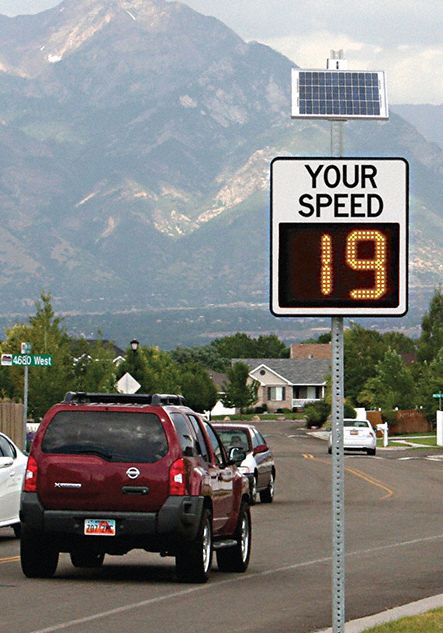 TAPCO LED Radar Speed Display Sign, Sign Legend Your Speed/Speed Limit ...