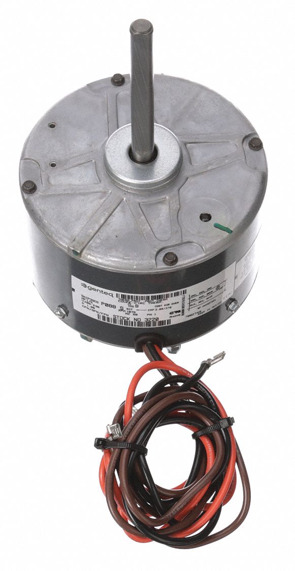 Condenser Fan Motor, 1/5 HP, OEM Replacement Brand Rheem/Ruud ...