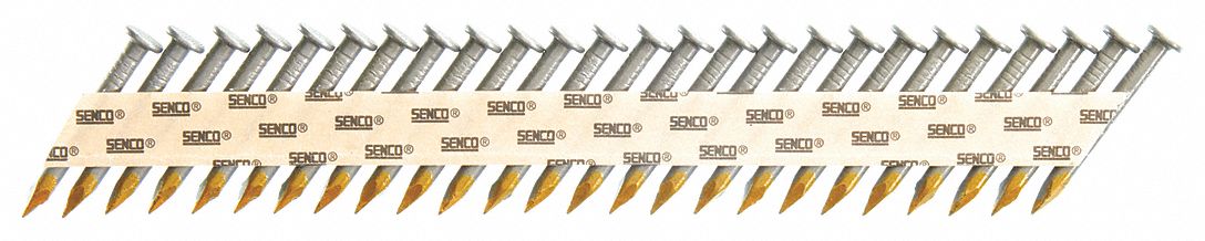 SENCO, Connector Nails, Flat, Metal Connector Nails,1.5" L,PK2000 ...