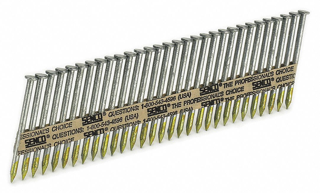 SENCO Metal Connector Nails, 2-1/2" Length, Steel, Hot Dipped ...