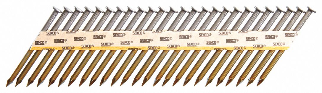SENCO, Connector Nails, Flat, Metal Connector Nails,2.5" L,PK1500 ...