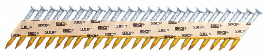 SENCO, Connector Nails, Flat, Metal Connector Nails,1.5" L,PK2000 ...