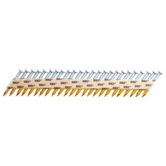 SENCO, Connector Nails, Flat, Metal Connector Nails,1.5" L,PK2000 ...