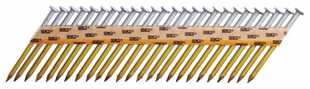 SENCO, Connector Nails, Flat, Metal Connector Nails,2.5" L,PK1500 ...