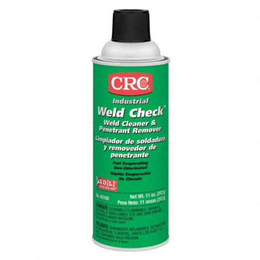 CRC, 11 oz, Aerosol Can, Weld Cleaner and Penetrant Remover - 48J410 ...