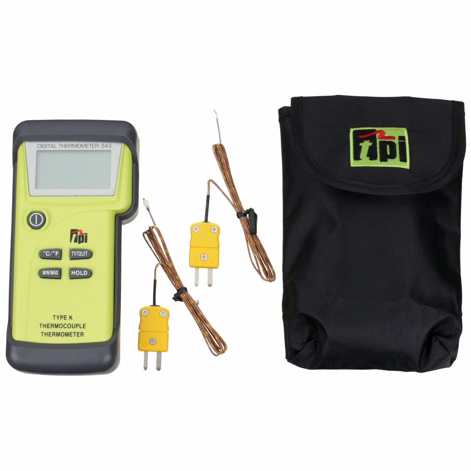 TEST PRODUCTS INTL. Dual Temperature Thermometer: Thermocouple Temp ...