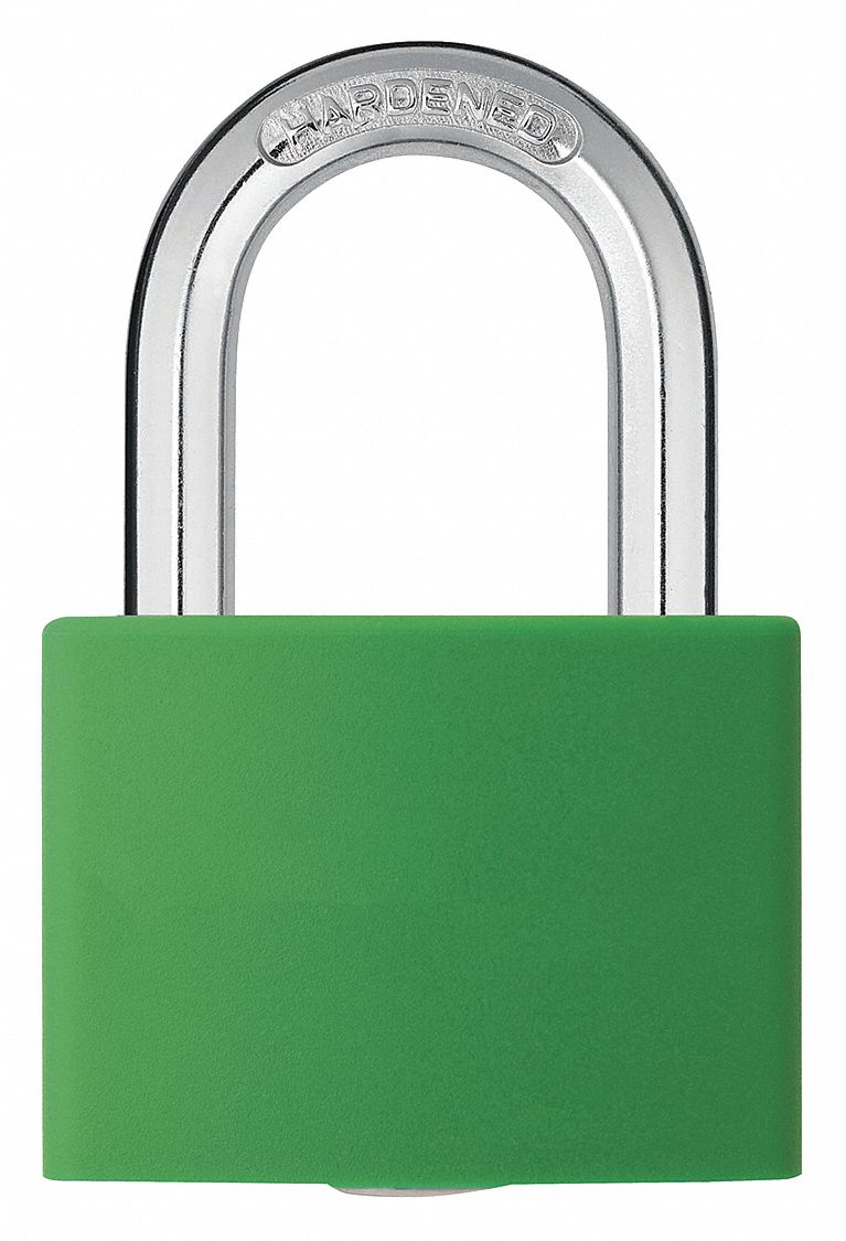 GRAINGER APPROVED LOCKOUT PADLOCK,KA,GREEN,2"H,PK3 - Lockout Padlocks ...