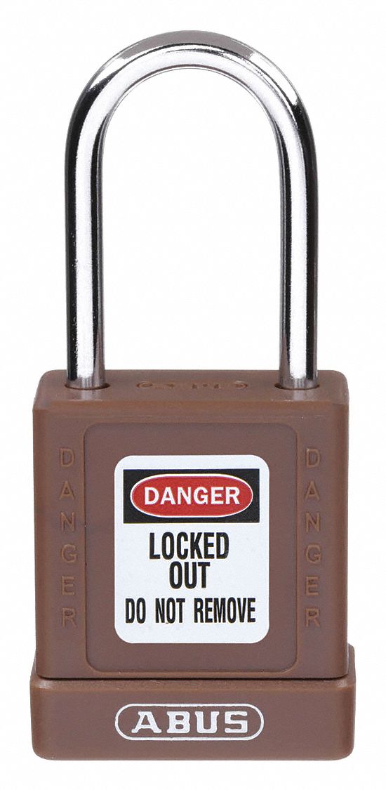 Keyed Different, Aluminum, Lockout Padlock - 48JR89|48JR89 - Grainger