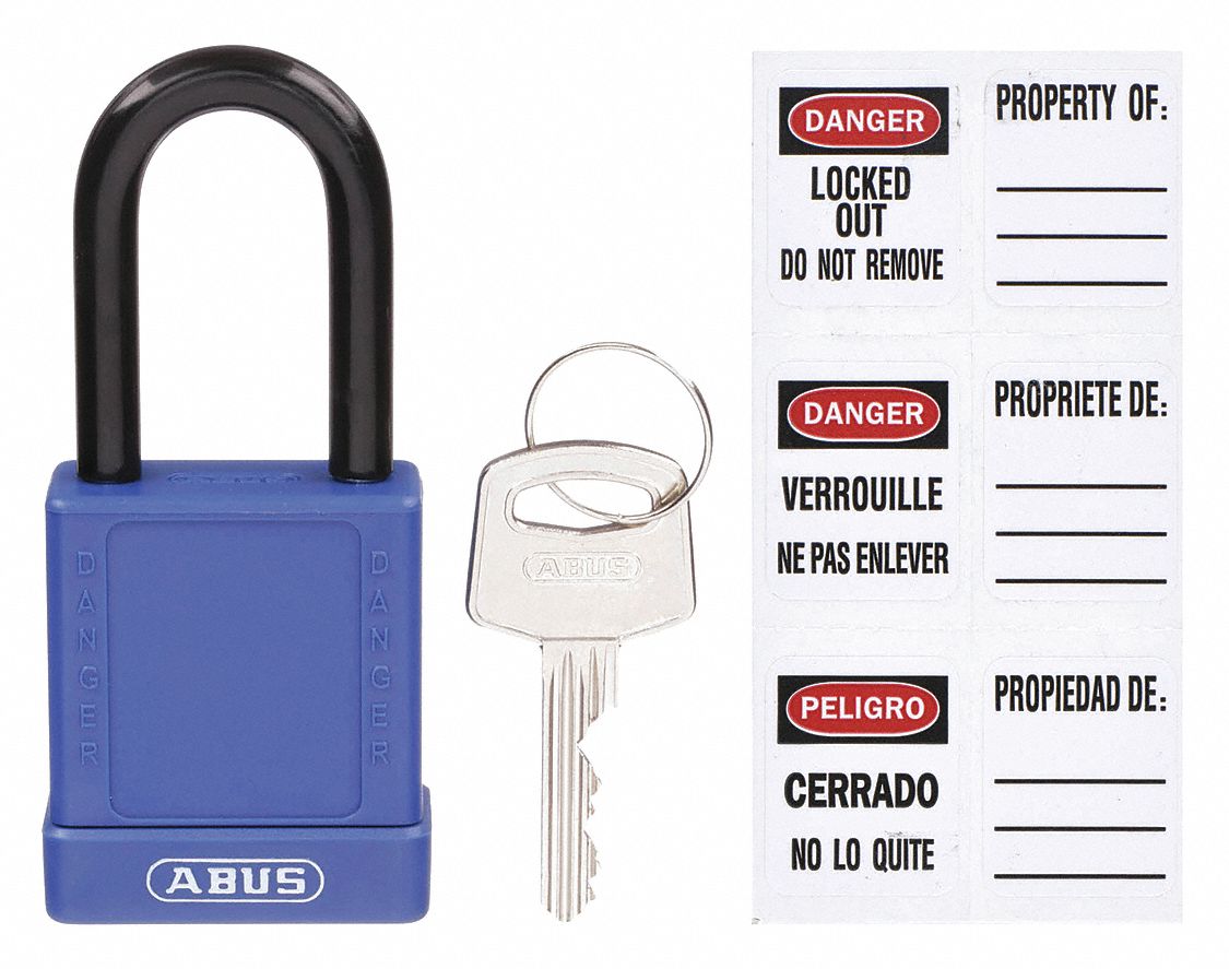 APPROVED VENDOR Candado de Bloqueo Azul con 1 llaves Igual - Candados ...