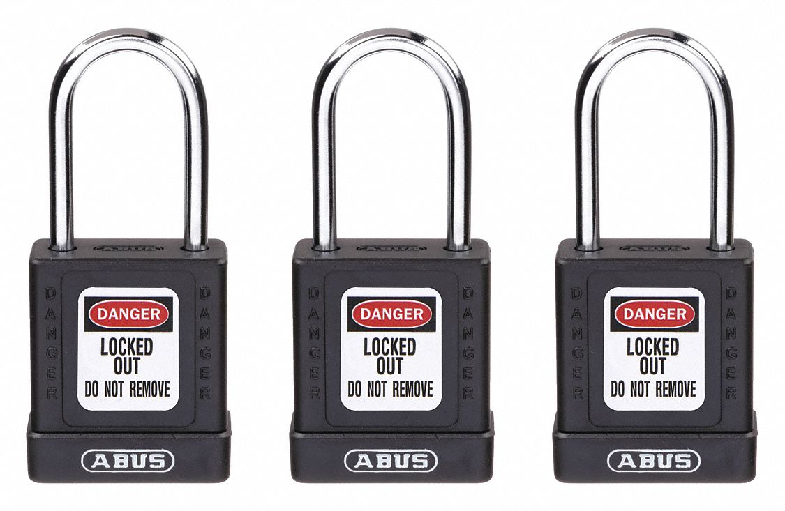 Keyed Alike, Aluminum, Lockout Padlock - 48JT07|48JT07 - Grainger