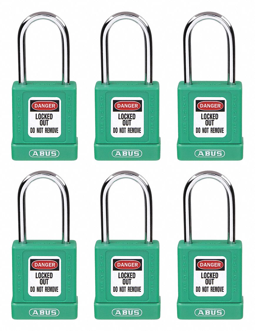 Keyed Alike, Aluminum, Lockout Padlock - 48JT14|48JT14 - Grainger