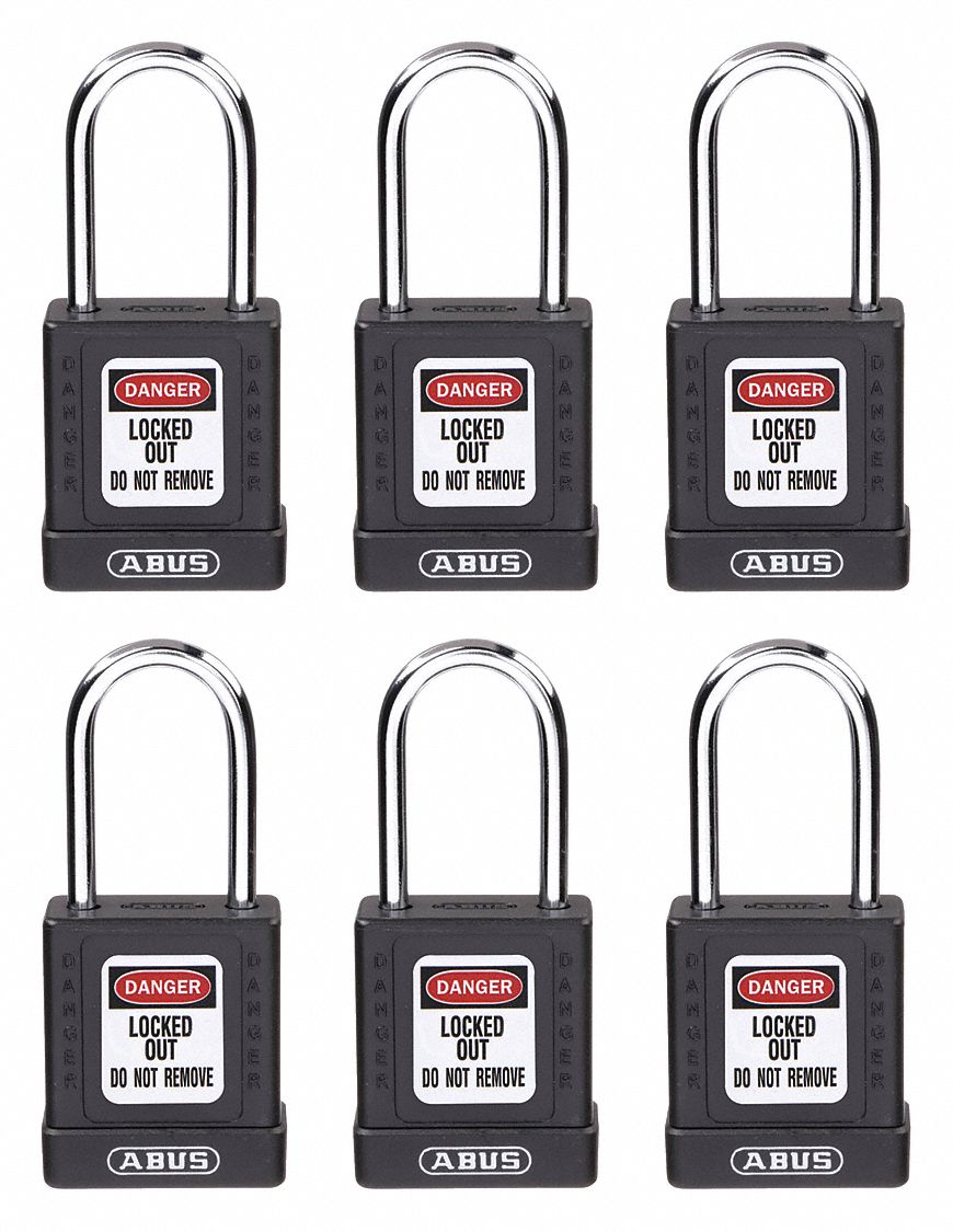 Keyed Alike, Aluminum, Lockout Padlock - 48JT16|48JT16 - Grainger