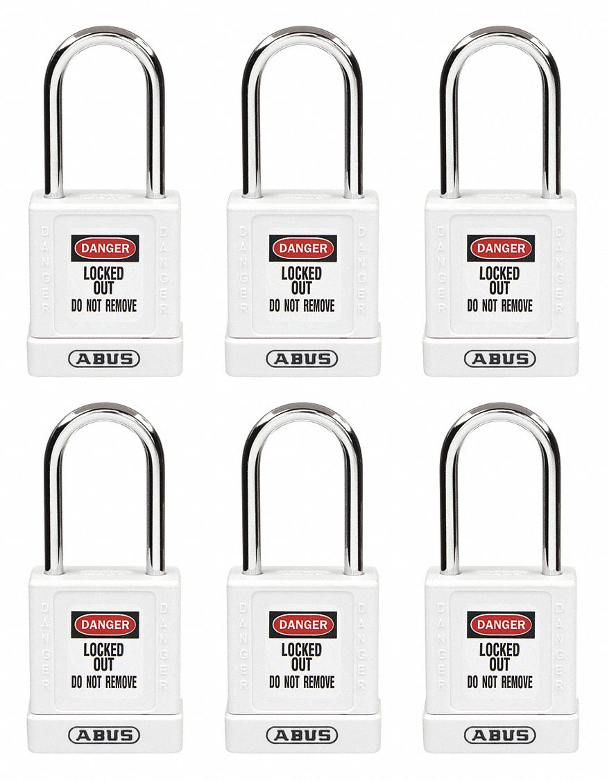 Keyed Alike, Aluminum, Lockout Padlock - 48JT19|48JT19 - Grainger