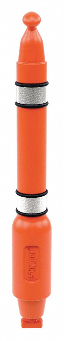 SKIPPER, Base Not Included, 39 1/4 in Post Ht, Single Belt Receiver ...