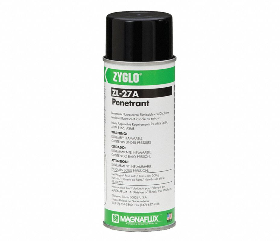 MAGNAFLUX Líquidos Penetrantes, Fluorescente - 48K596 | ZL-27A ...