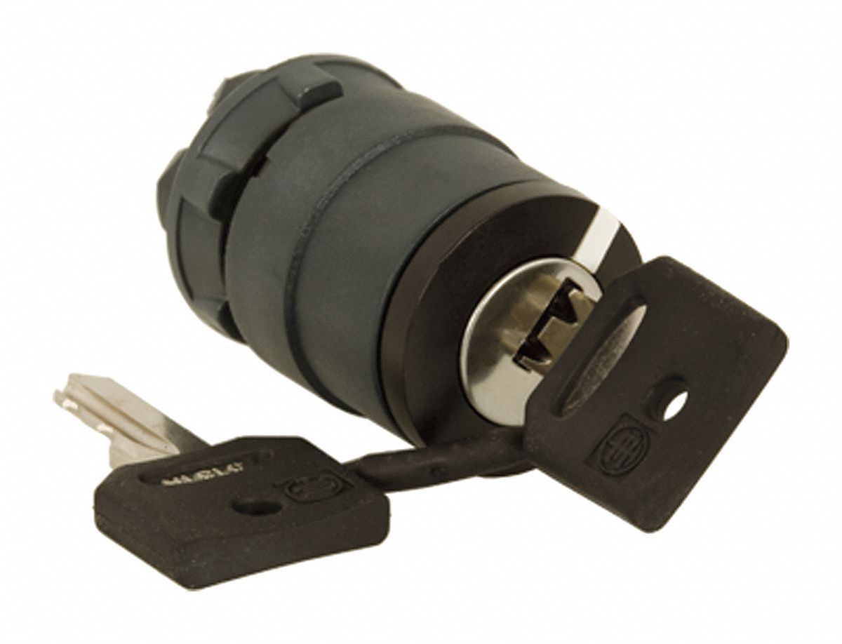 SCHNEIDER ELECTRIC, 22 mm Panel Mounting Size, Series XB5, Keyed ...