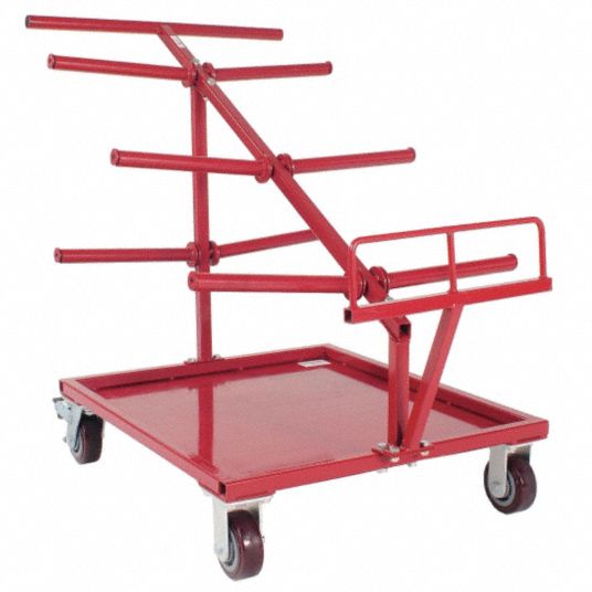 Wire Cart, 1000 lb Load Capacity, Steel - Grainger