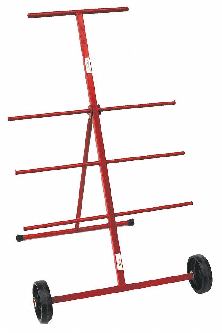 Wire Cart, 250 lb Load Capacity, Steel - Grainger