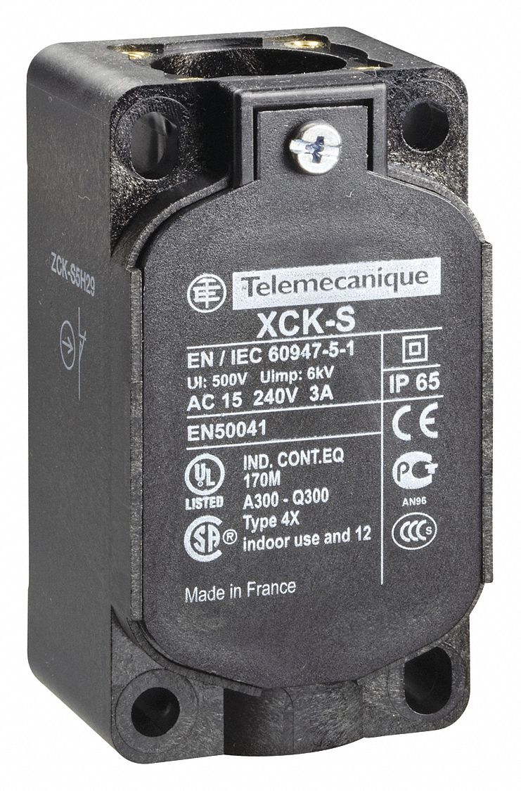 TELEMECANIQUE SENSORS, EN50041 Body, 2 Mounting Holes, Limit Switch ...