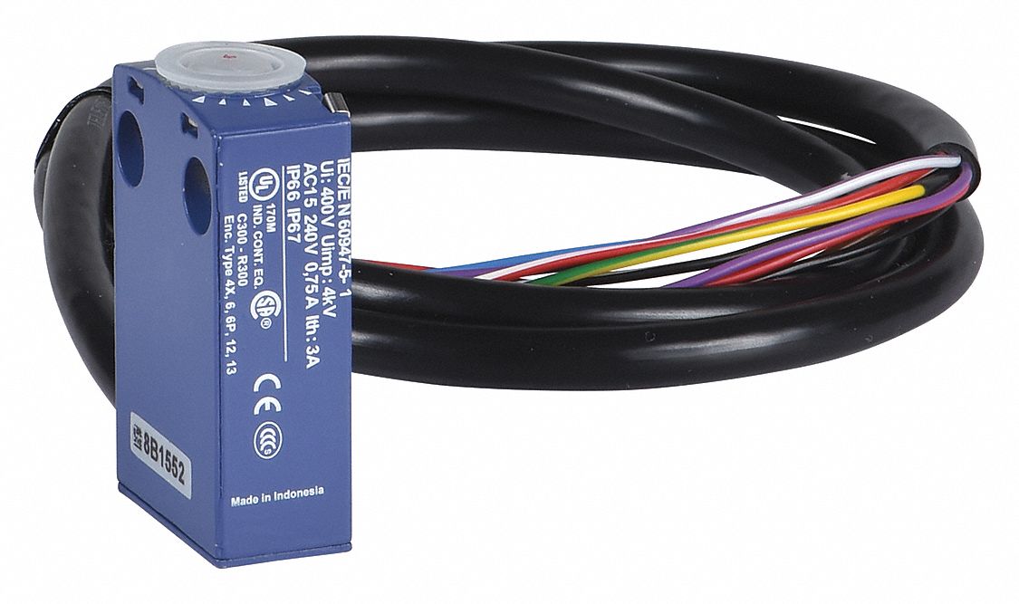 TELEMECANIQUE SENSORS, EN50047 Body, 2 Mounting Holes, Limit Switch ...