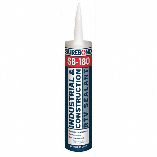 SUREBOND, SB-180, Gray, Silicone Sealant - 48LR88|SB-180 T AL - Grainger