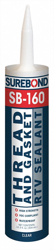 MOMENTIVE High Performance Mil-46106A, Grp I Clear RTV Silicone Sealant ...