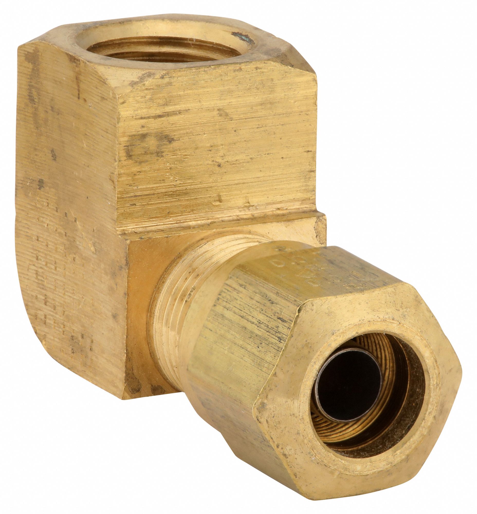 PARKER, 3/8 in OD x 3/8 in Pipe Fitting Size, Compression x FNPT ...