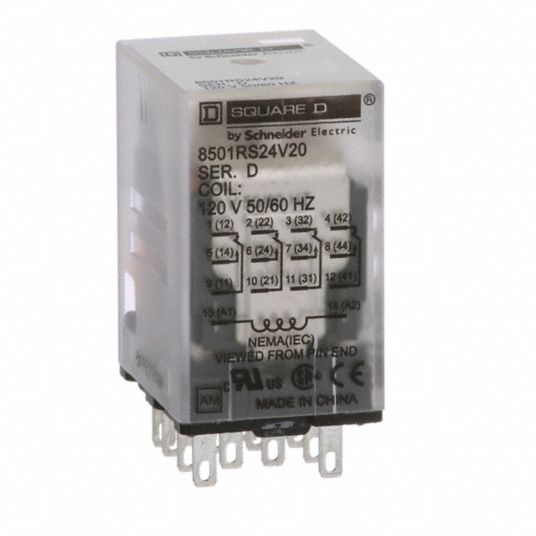 SQUARE D, Relay - 48N356|8501RS24V20 - Grainger