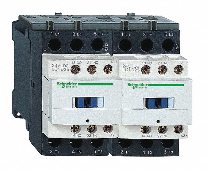 Reversing Contactor,24V Coil,12A Iec - Grainger