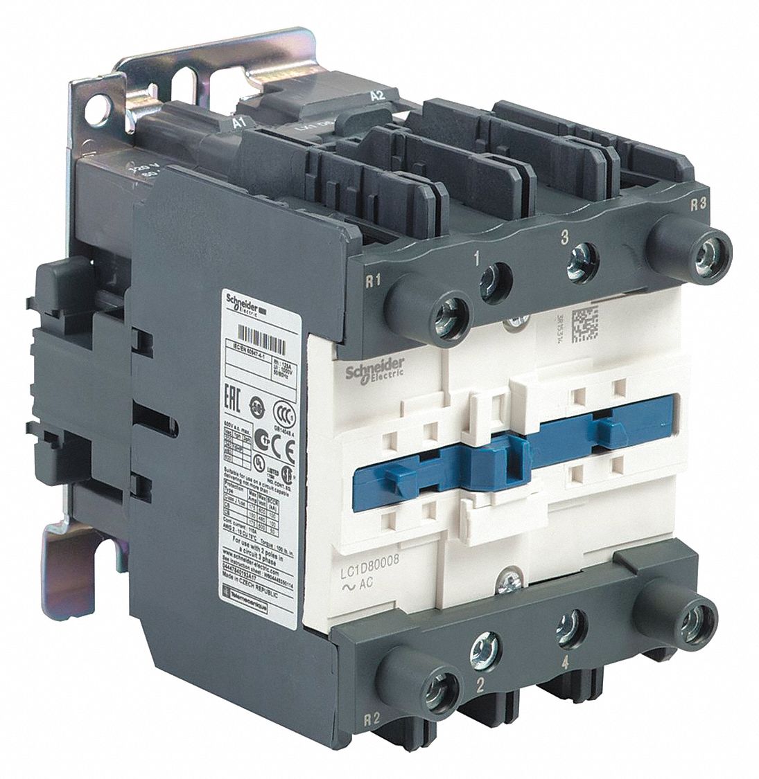 IEC Magnetic Contactor,120VAC Coil,80A - Grainger