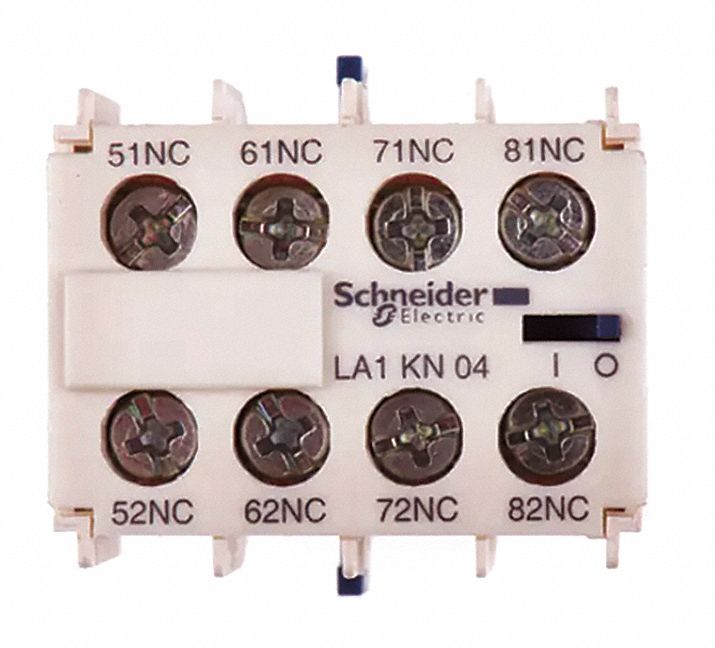 Contactor+Relay Aux Contact 575Vac 10A - 48N959|LA1KN04 - Grainger