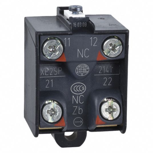 TELEMECANIQUE SENSORS, 2NC, Limit Switch Contact Block - 48P590 ...