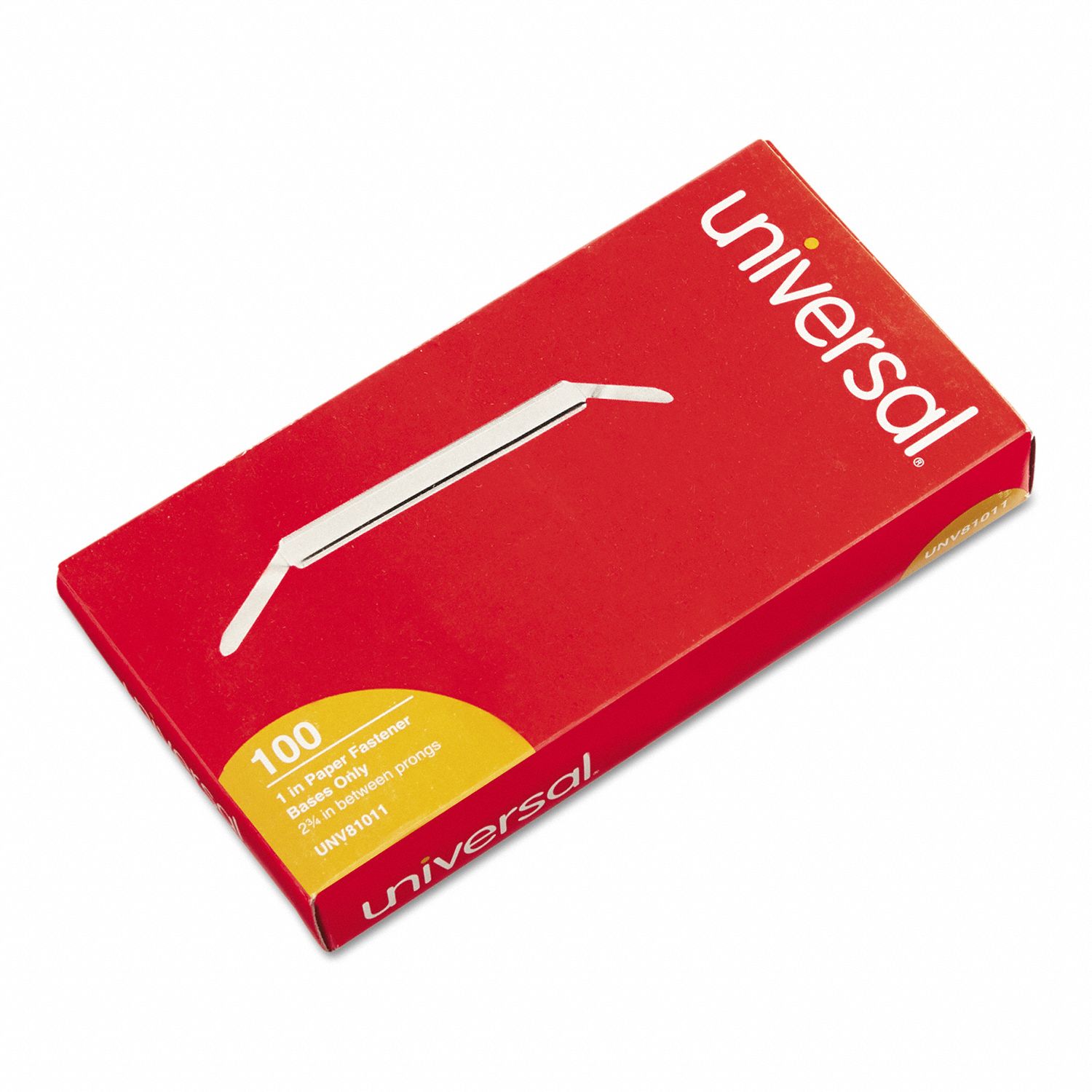 UNIVERSAL OFFICE PRODUCTS Paper File Fastener: Prong Base, One Piece, 1 ...