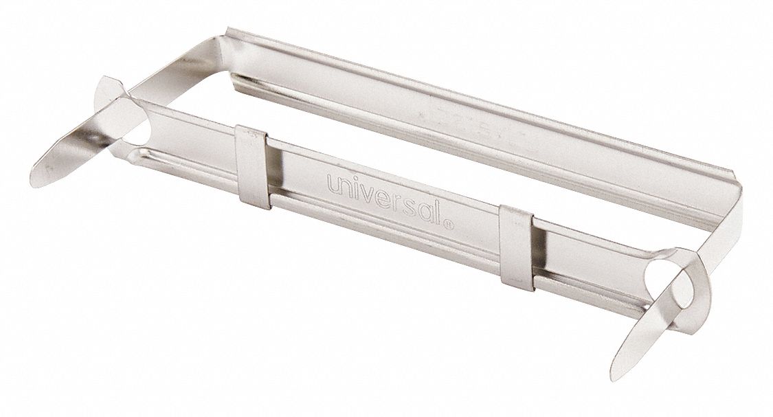 Prong Base/Compressor, 1 in Fastener Capacity, Paper File Fastener ...