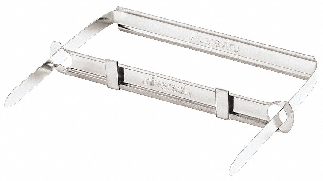 Prong Base/Compressor, 2 in Fastener Capacity, Paper File Fastener ...