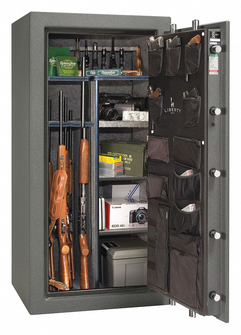 14.5 cu ft Gun Safe, 660 lb Net Weight, 1 1/4 hr Fire Rating ...