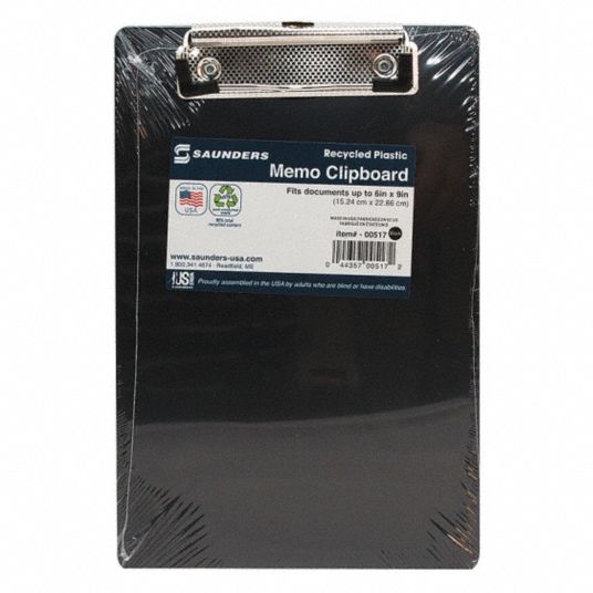 Memo Paper Size Name, Acrylic, Clipboard - 48PP98|00517 - Grainger
