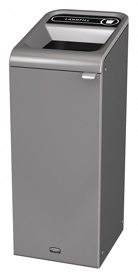 RUBBERMAID COMMERCIAL PRODUCTS, Steel, 15 gal Container Capacity ...