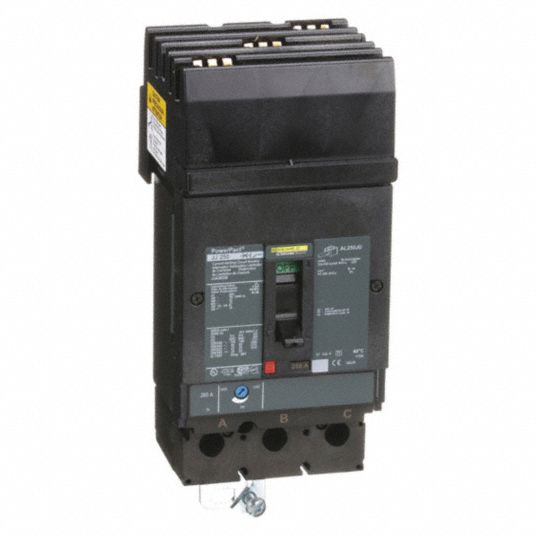250 A Amps, Molded Case Circuit Breaker 600V 250A - 48R104|JJA36250 ...