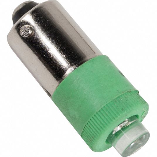 SCHNEIDER ELECTRIC, 120V AC, Green, Compact LED Bulb - 48R836 ...