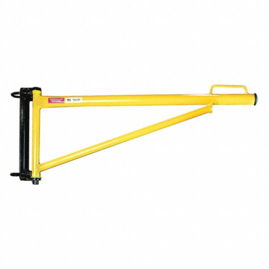 OZ LIFTING PRODUCTS, 3 ft Boom Lg, 1,000 lb Max Lifting Capacity, Hoist ...