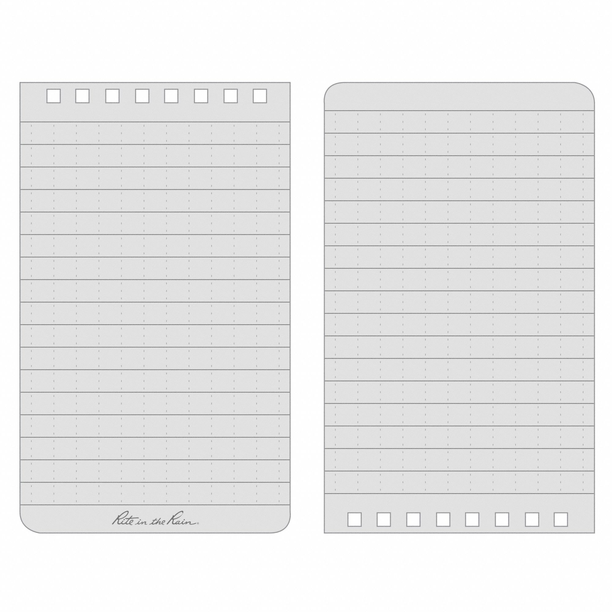 RITE IN THE RAIN All Weather Notebook Kit: Black, Polydura, Gray, Top ...