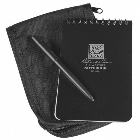 All Weather Notebook Kit, Cover Color Black, Cover Material Polydura ...