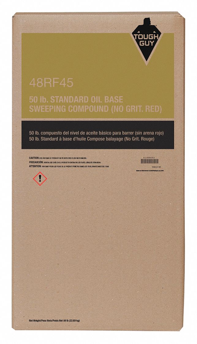TOUGH GUY, Oil, Box, Sweeping Compound - 48RF45|48RF45 - Grainger
