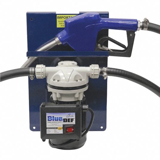 BLUE DEF Electric Operated Drum Pump: 1/3 hp Motor HP, 55 gal For ...