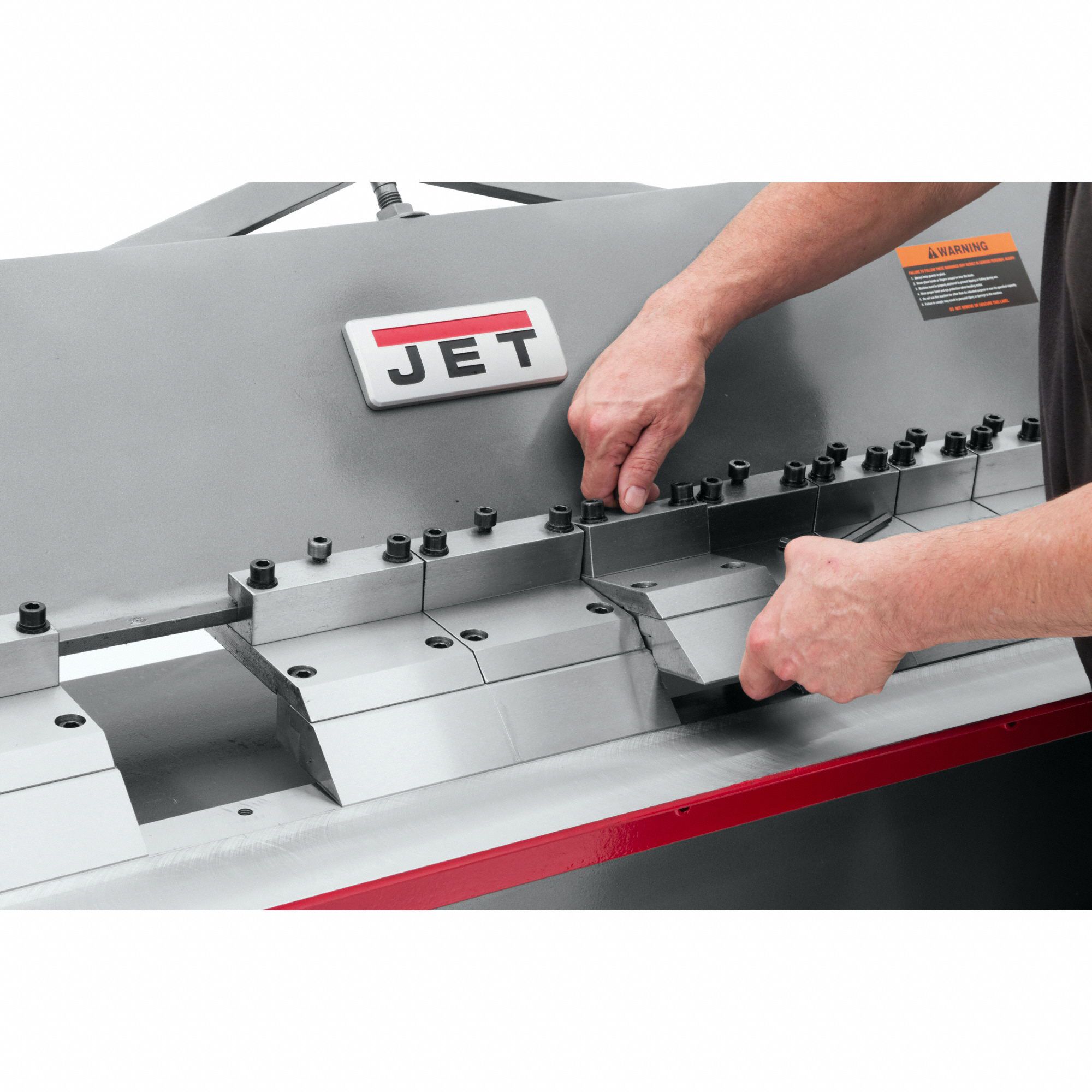JET Sheet Metal Brake: Hand Lever : Top Edge Actuation + Finger, 12 ga ...