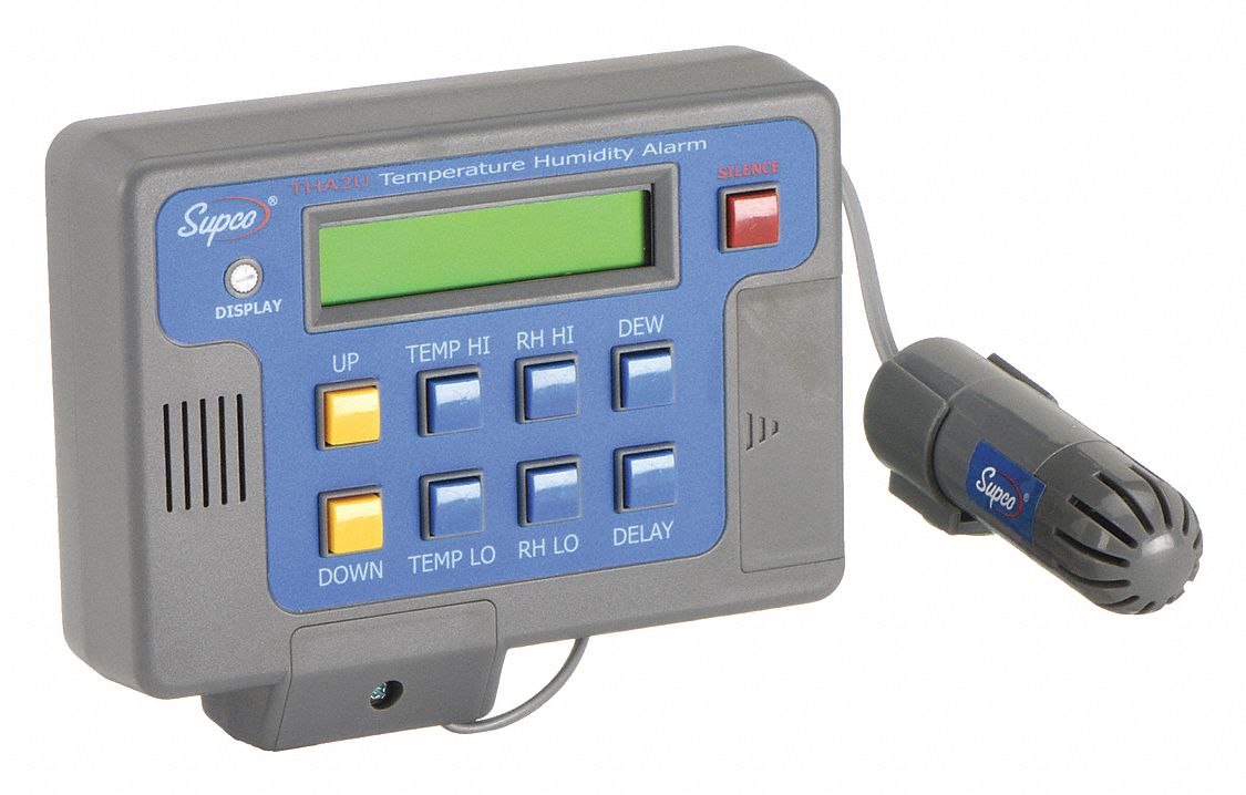 SUPCO, 0%to 90% Relative Humidity Measured, -40°F to 140°F, Temperature ...