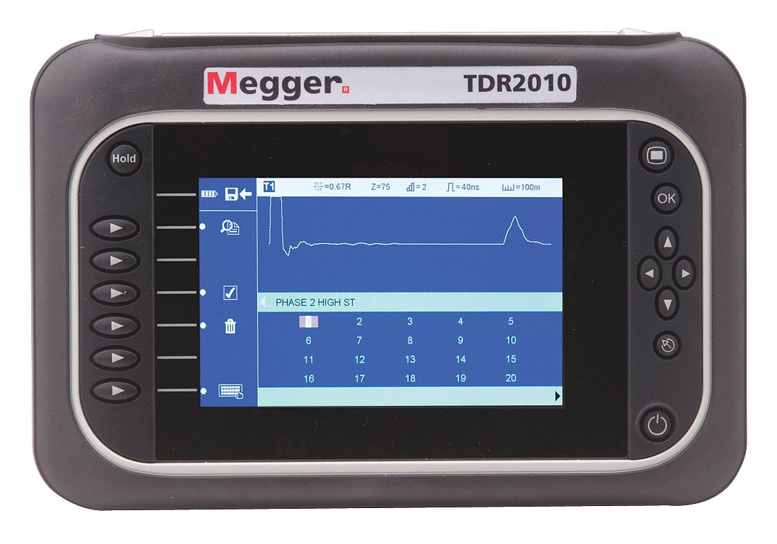 MEGGER, Dual Channel Time Domain Reflectometers, CAT III 300V/CAT IV ...
