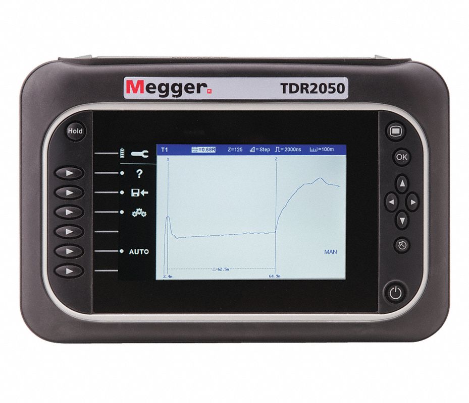MEGGER Reflectómetro de Dominio del Tiempo - 48RM74 | TDR2050 ...